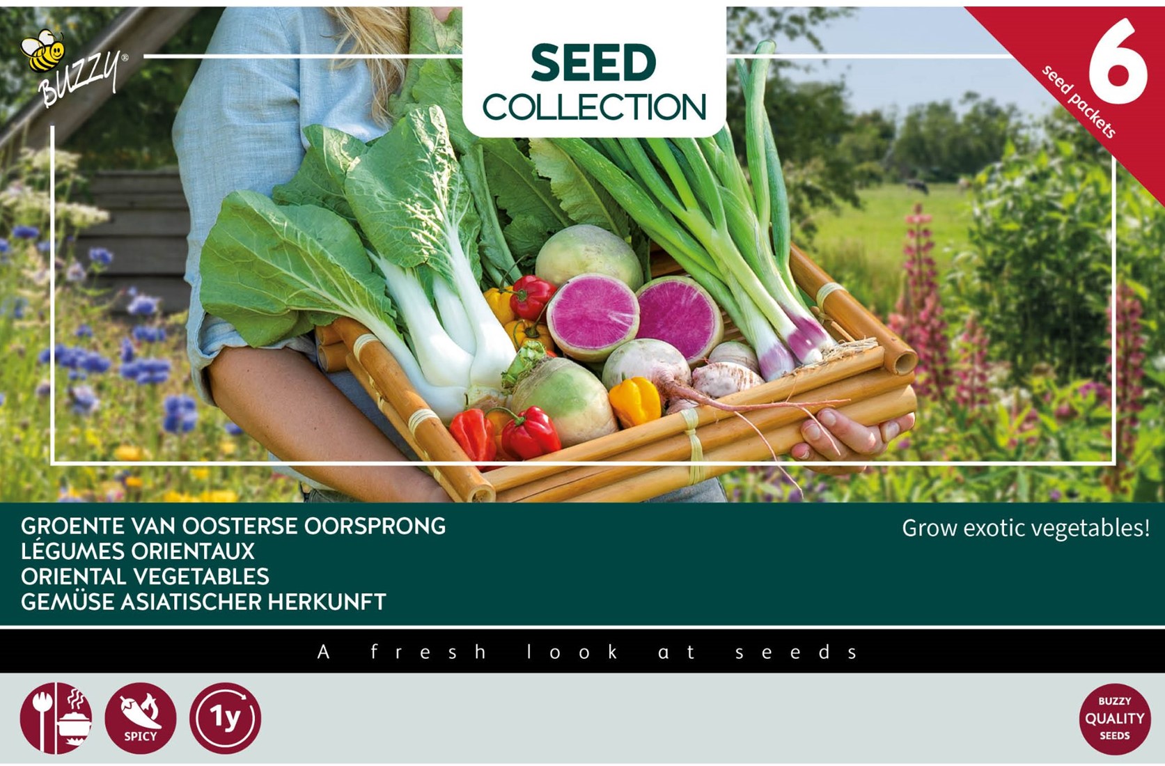Collectie 6 Groente van Oosterse oorsprong – Buzzy Collection Florablom